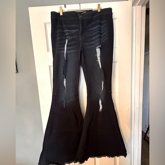 Lucky & Blessed | Jeans | Lucky Blessed Soul Chic Wide Flare Jeans ...